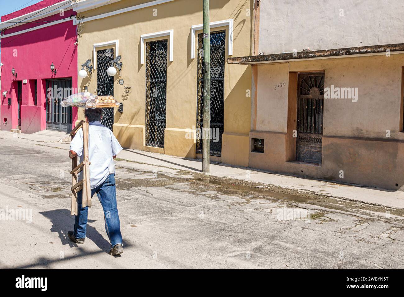 Merida Mexico,centro historico central historic district,man men male ...