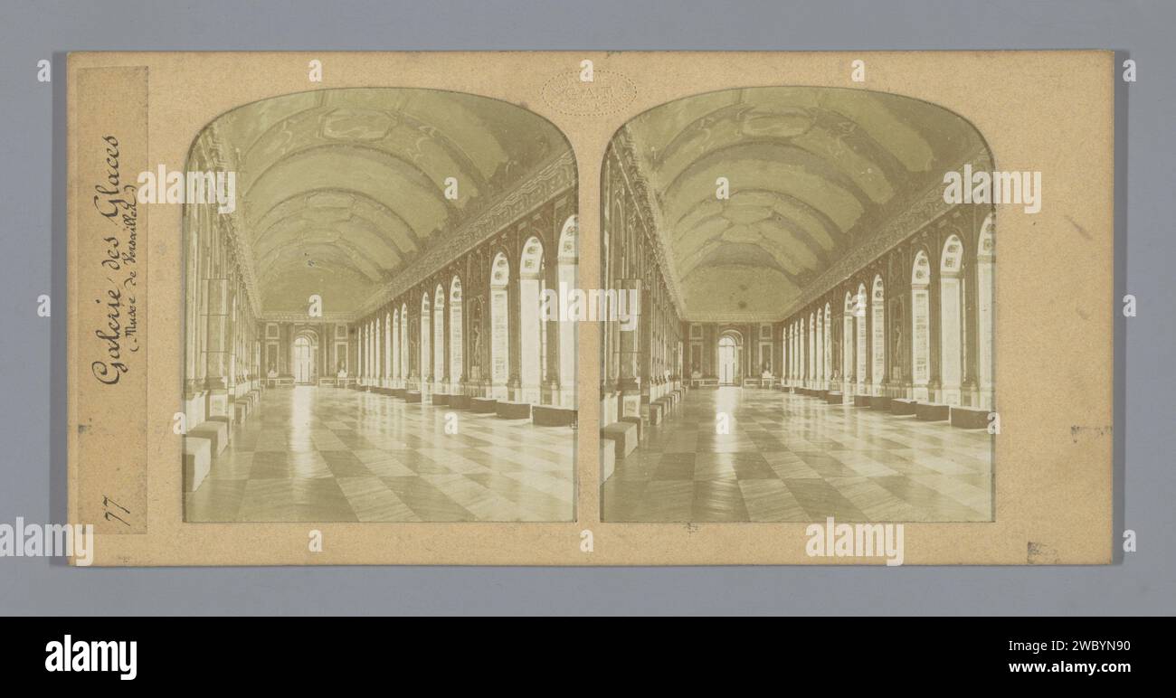 Interior of the Spiegelzaal in the Versailles palace, Florent Grau ...