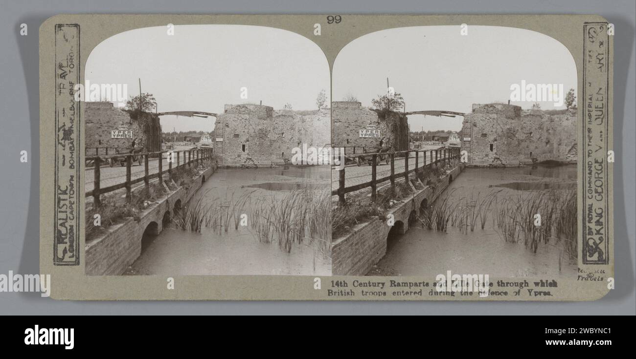 14th Century Ramparts and Lilli Gate through which British troops ...