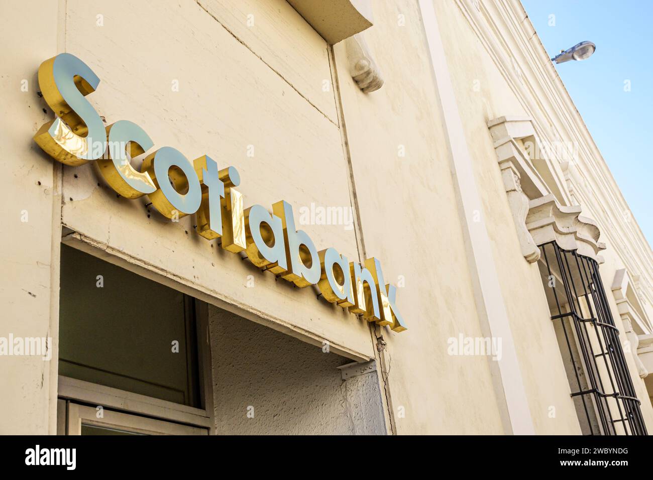 Merida Mexico,centro historico central historic district,Scotiabank ...