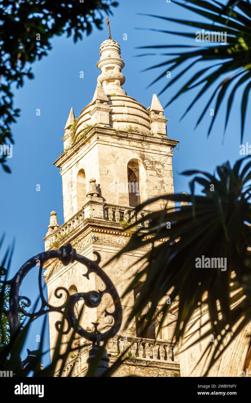 Merida Mexico,centro historico central historic district,Catedral de ...