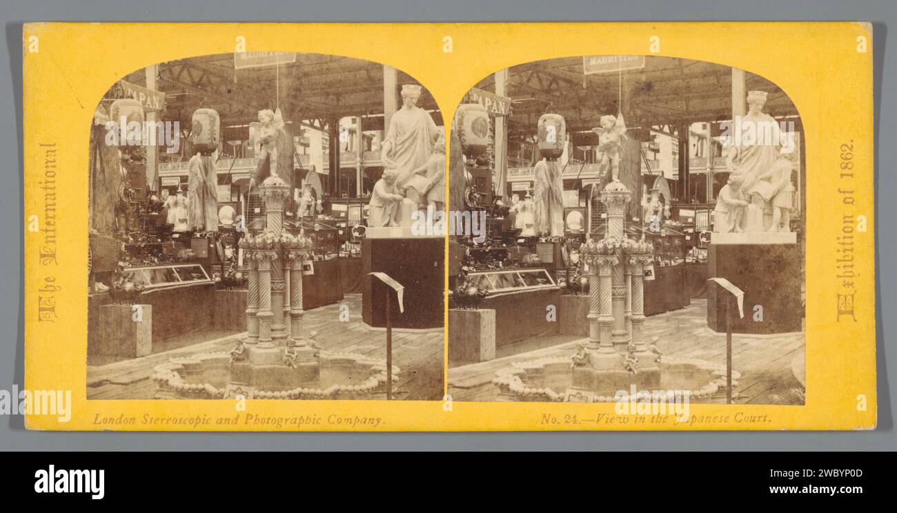 Japanese department in the World Exhibition of 1862, William England ...