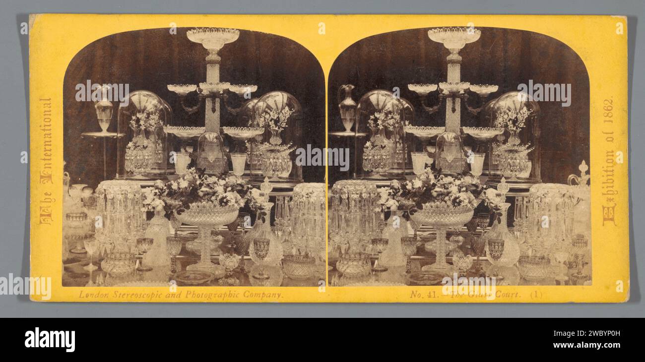 Glassware at the World Exhibition of 1862, William England, 1862 ...