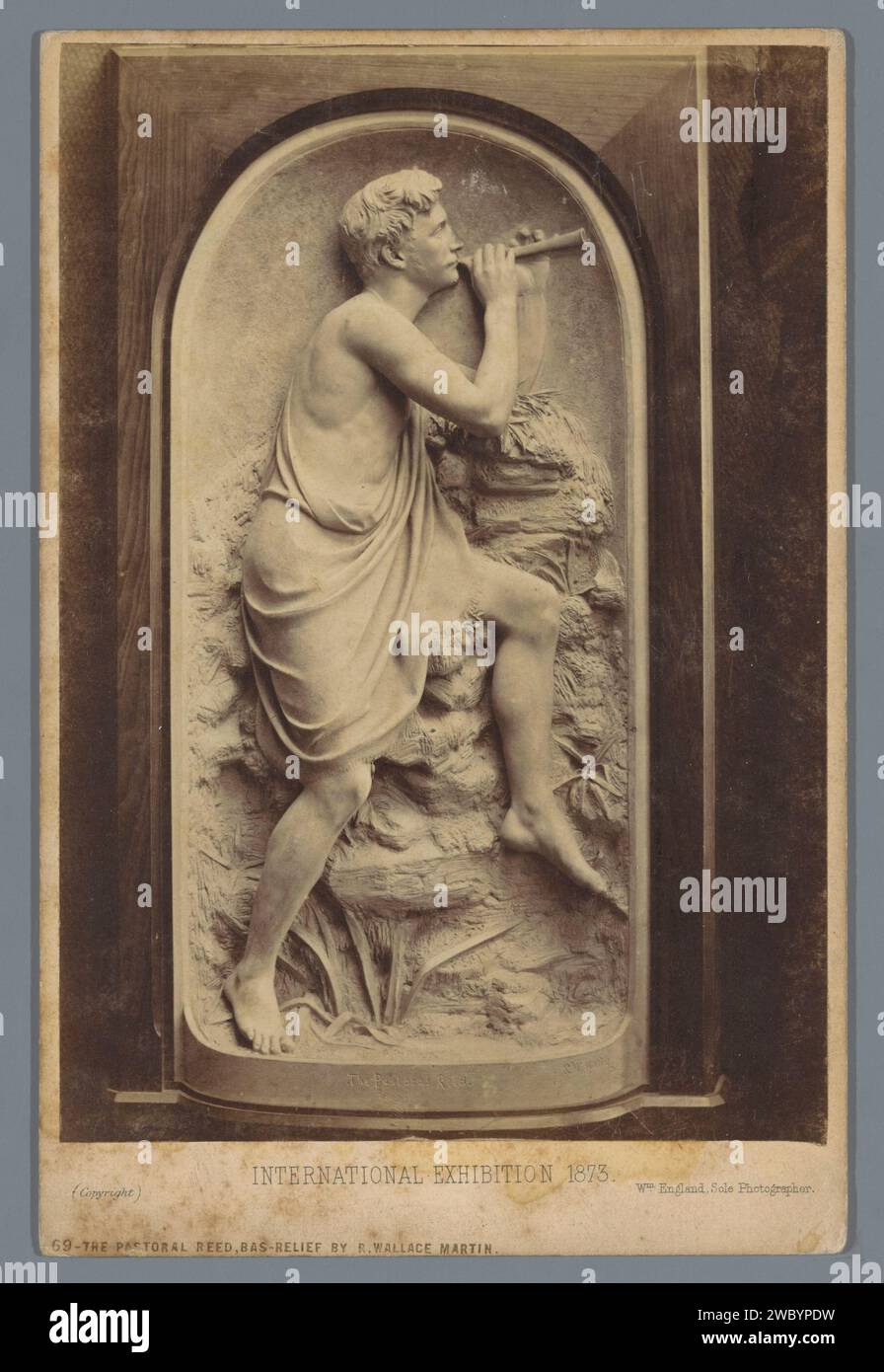 The Pastoral Reed door R. Wallace Martin, William England, 1873 cabinet ...