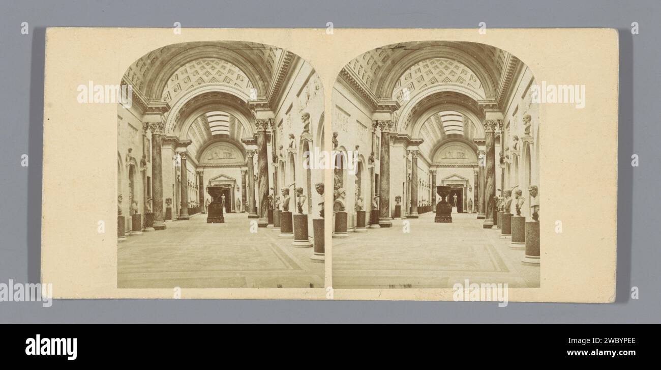 Interior of the Vatican Museums in Vatican City, Anonymous, c. 1850 - c ...