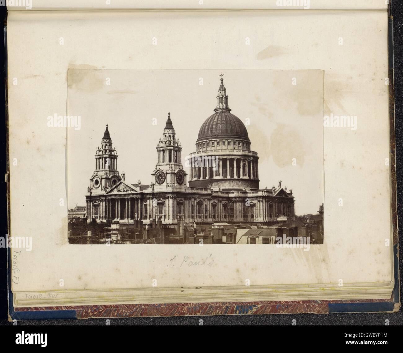 View of St Paul's Cathedral in London, Anonymous, c. 1860 - c. 1870 ...