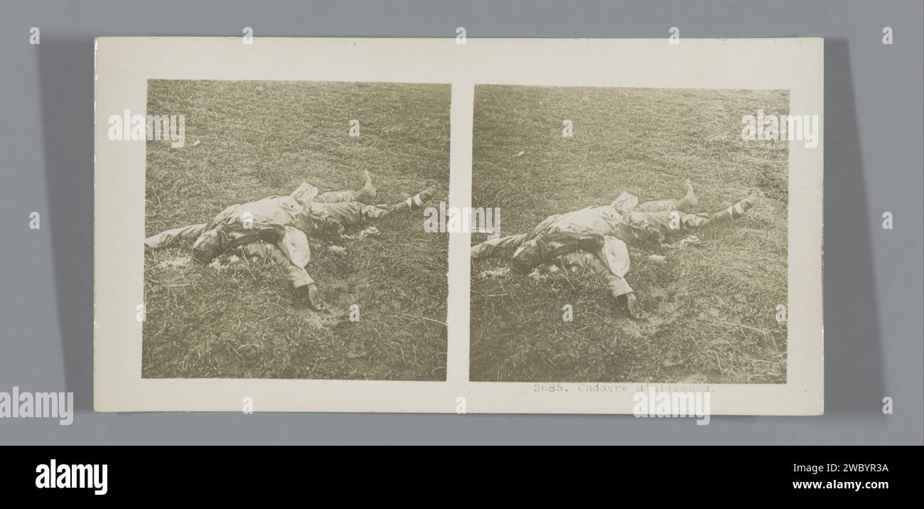 German soldier, Anonymous, 1914 - 1918 stereograph cardboard ...