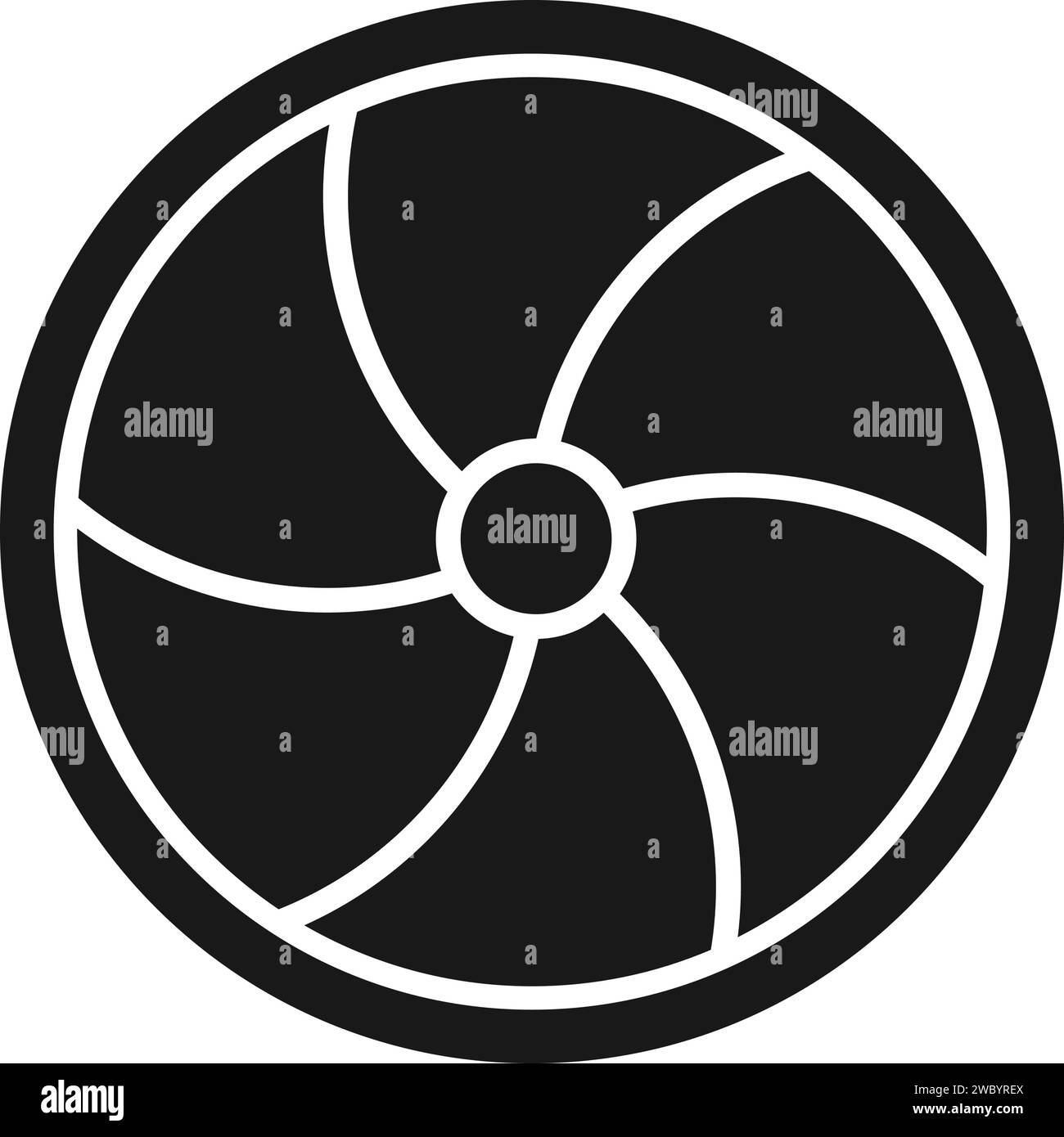 CPU cooling fan icon vector illustration illustration design Stock ...