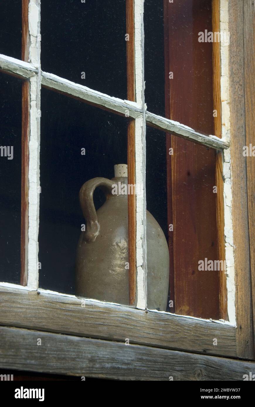 John Brown Farmhouse window, John Brown Farm State Historic Site ...