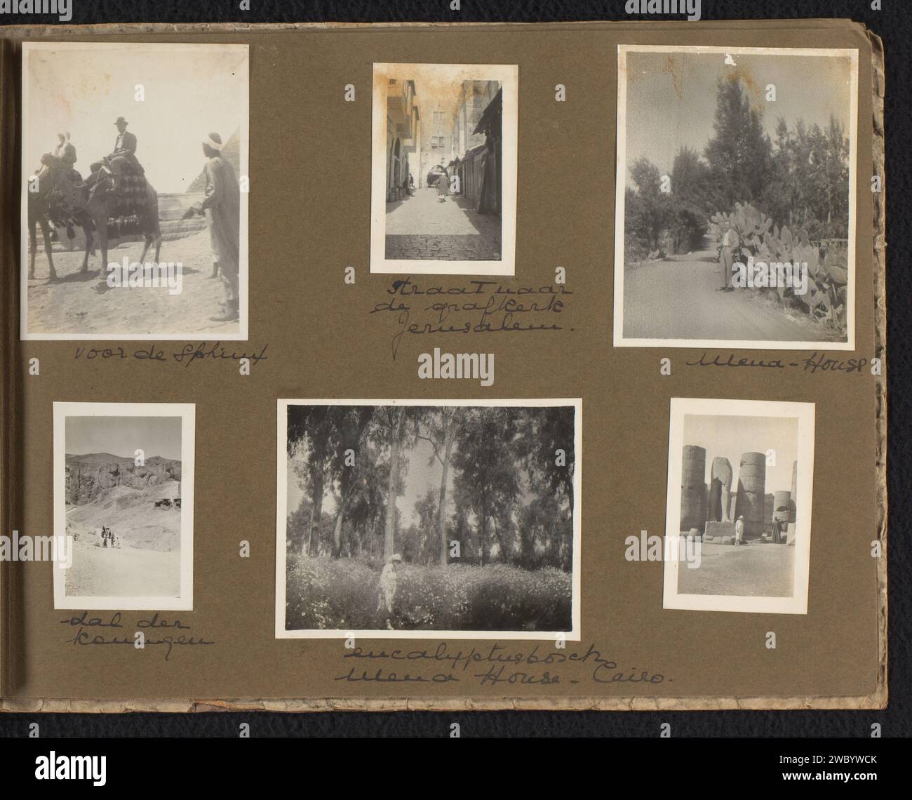 Six photos of a trip to Egypt and Jerusalem, Carolina Onnen (Loentje ...