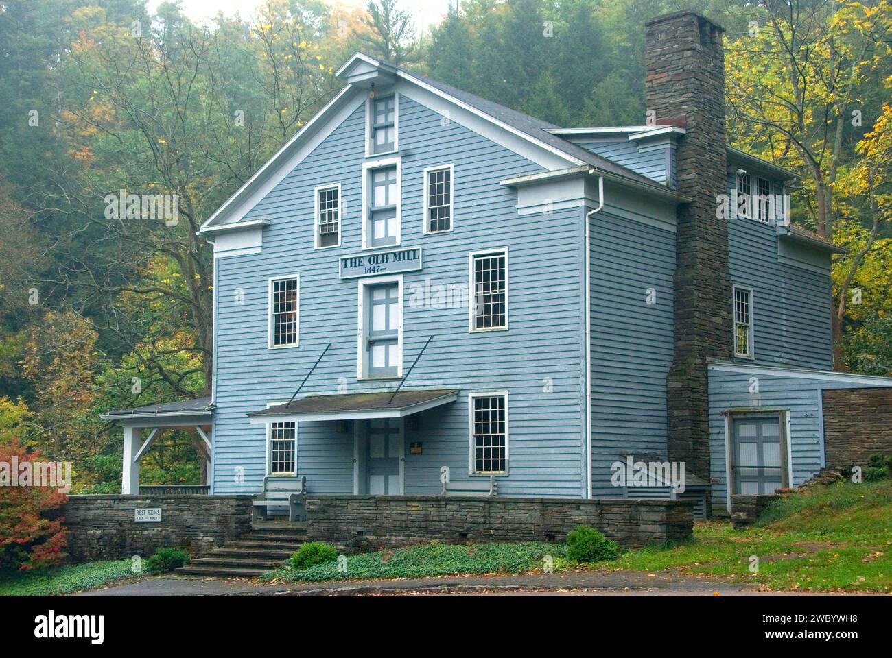 The Old Mill (1847), Robert H Treman State Park, New York Stock Photo ...