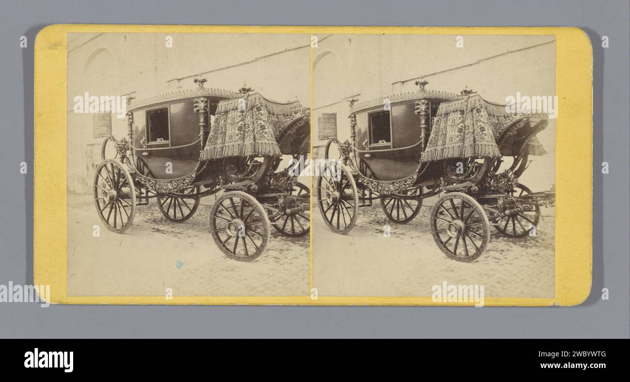 Carriage of Pope Pius IX in Rome, Anonymous, c. 1850 - c. 1880 ...