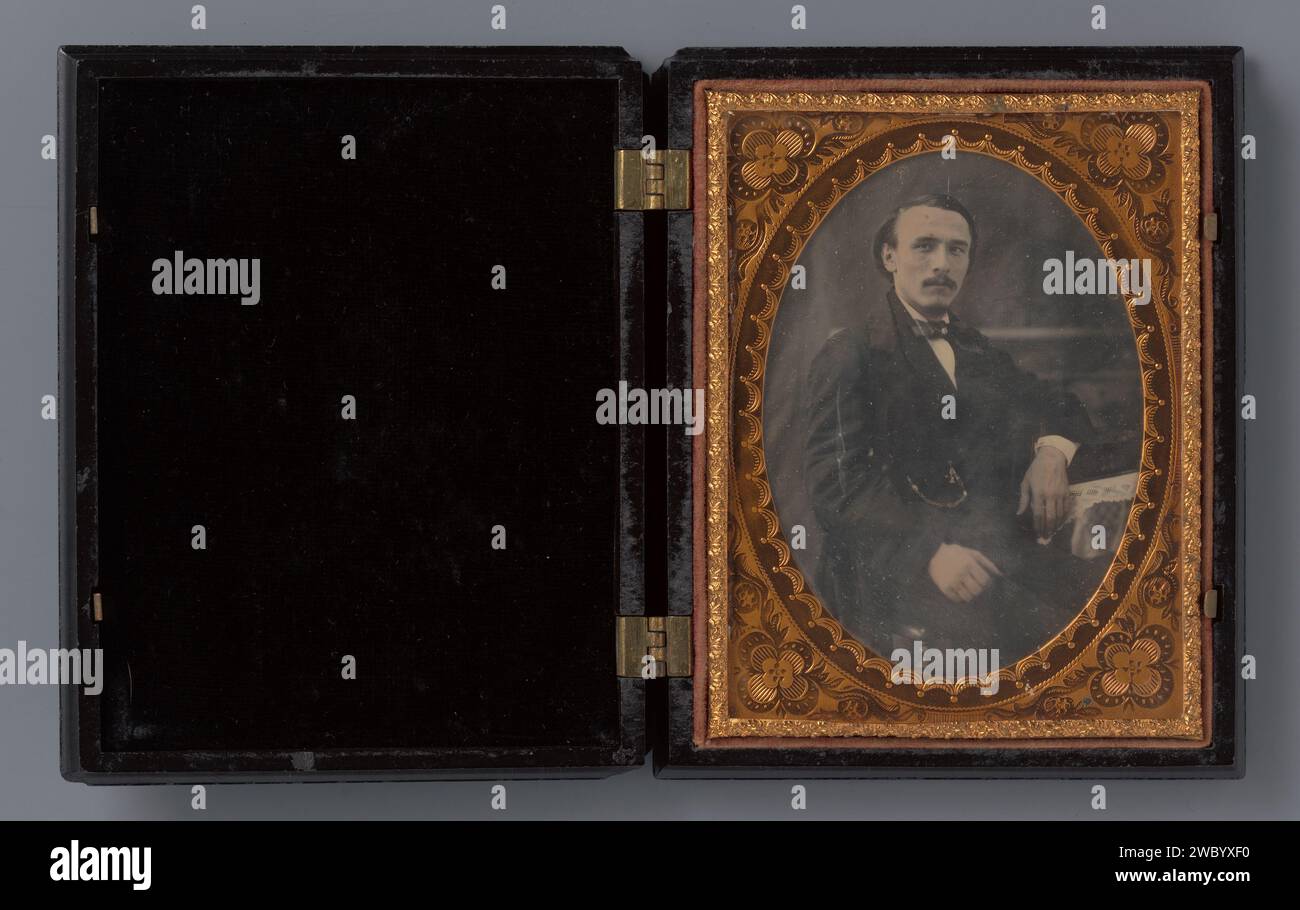 Portrait of an unknown man with a mustache, Anonymous, 1840 - 1860 ...