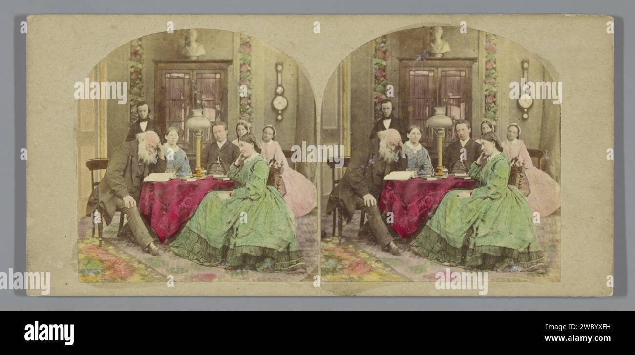 Victorian family children bed hi-res stock photography and images - Alamy