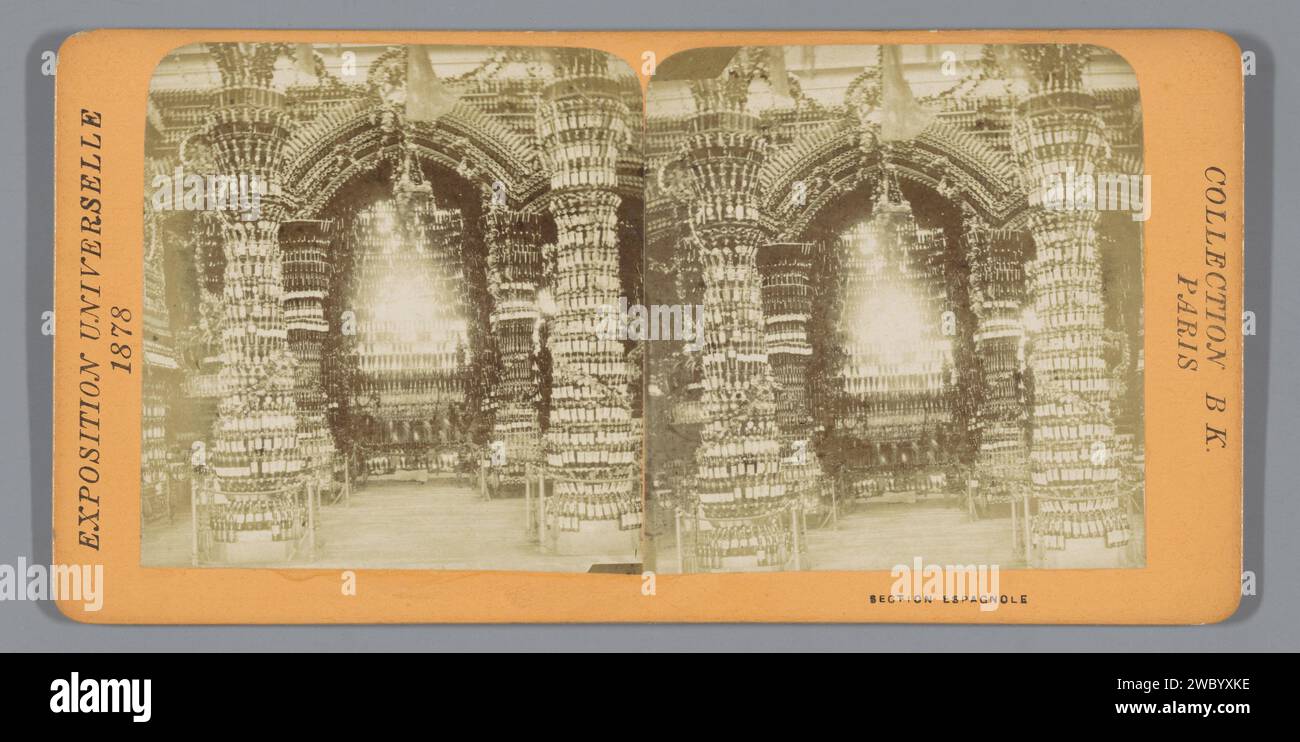 Interior of the Spanish Pavilion at the World Exhibition of 1878 ...