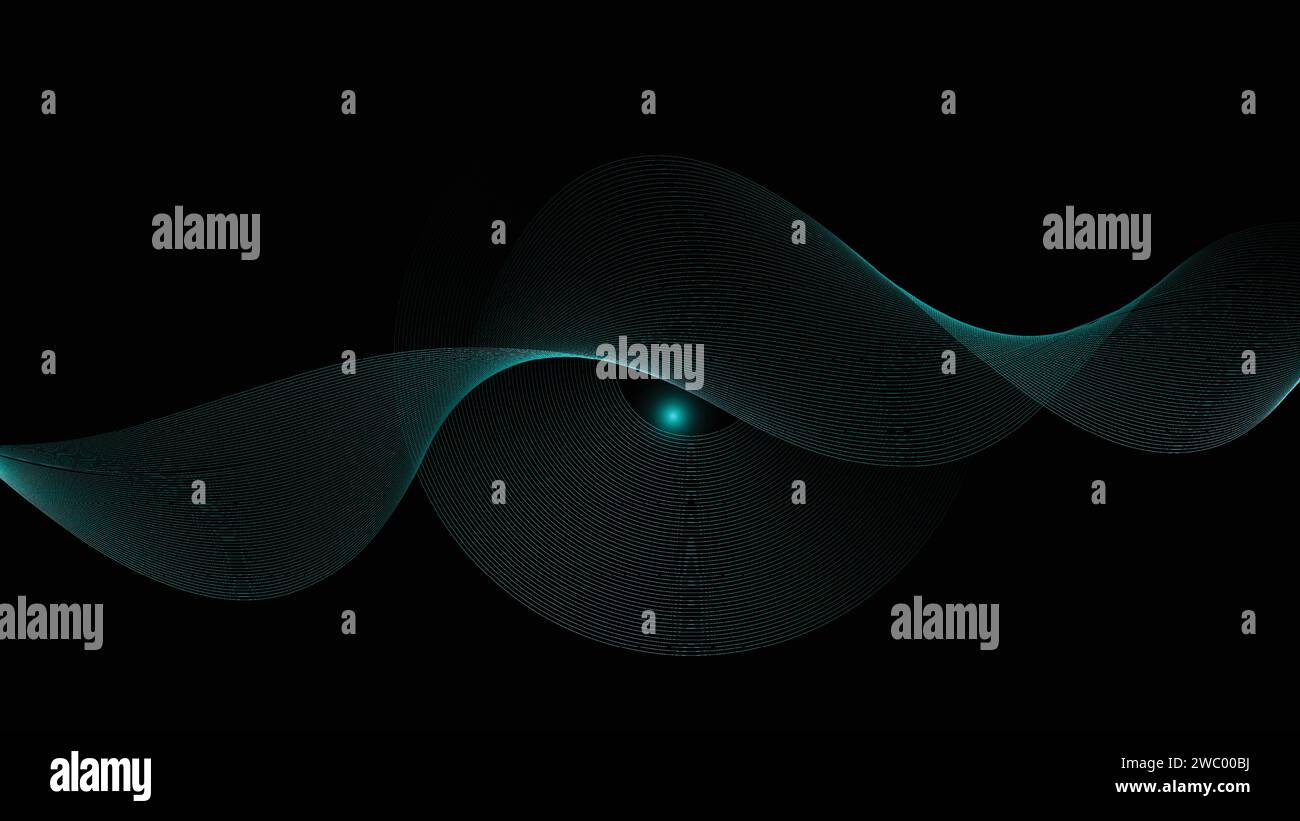 Abstract Big Data visualization digital network connection concept ...