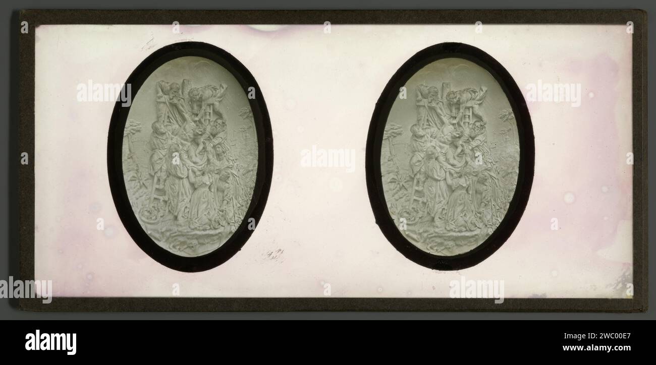 Oval relief with representation of the crossing, Anonymous, 1880 - 1900 ...