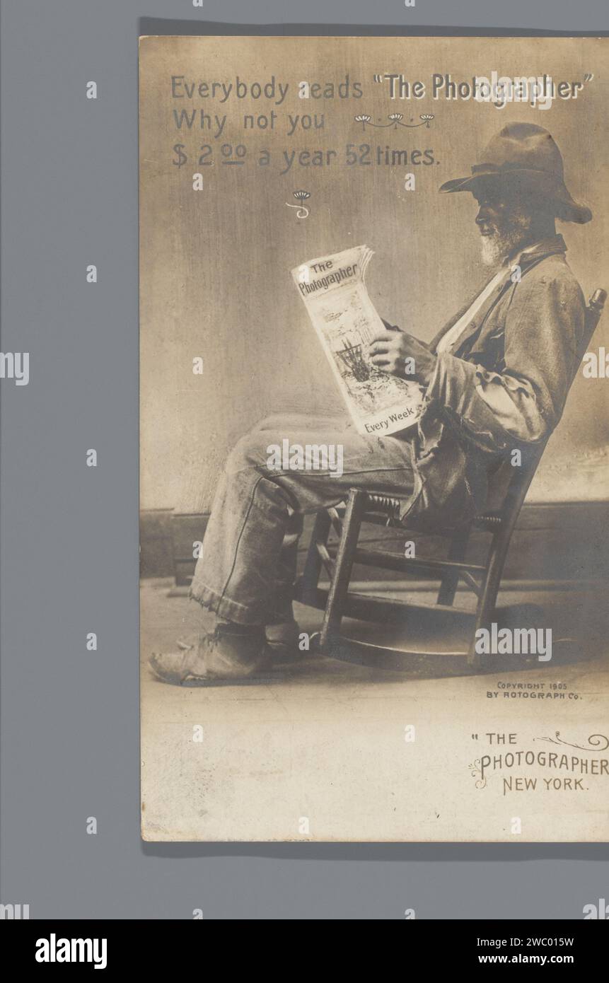 Advertising for a newspaper called "The Photographer", The Rotograph ...