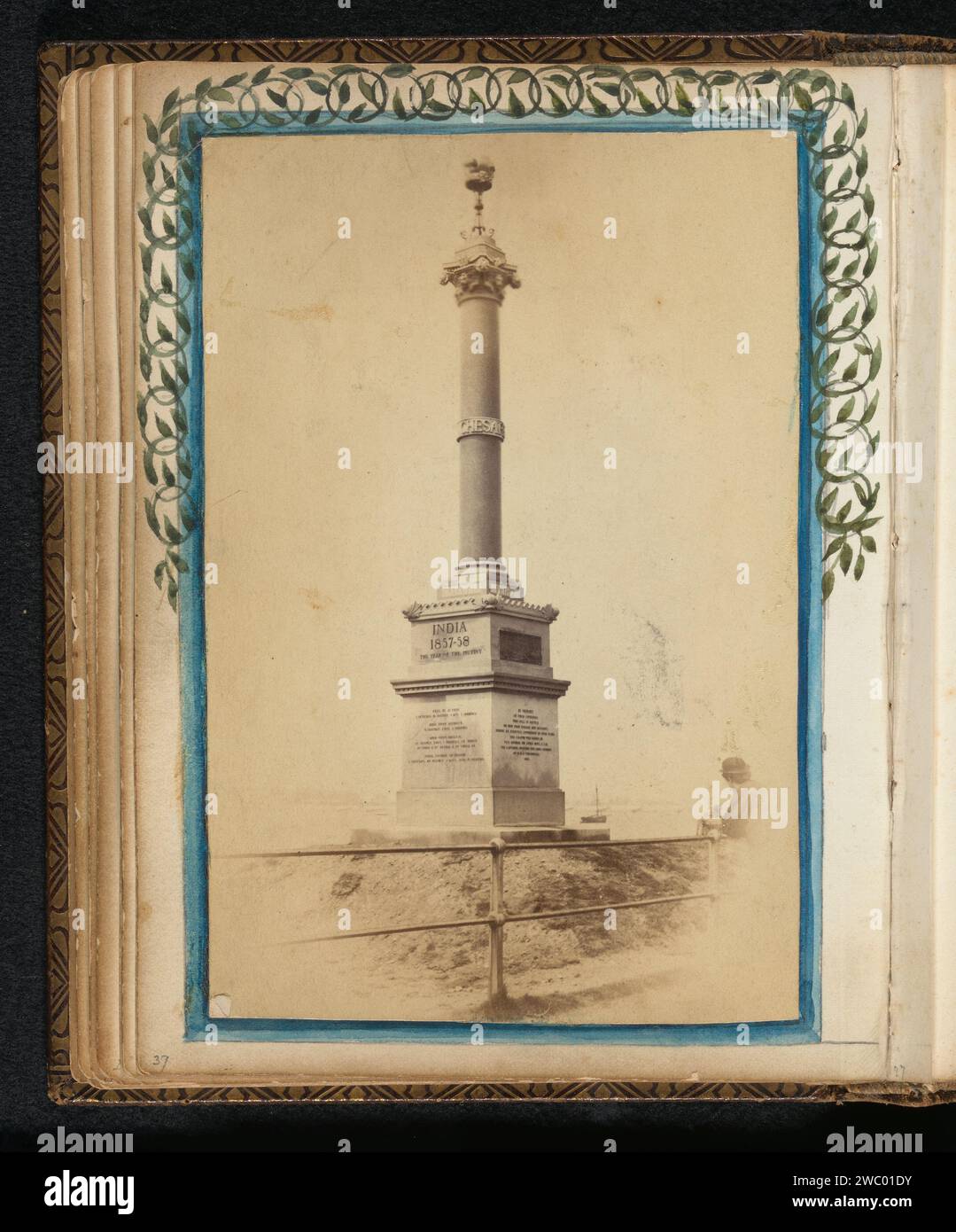 HMS Chesapeake memorial in Southsea, anonymous, 1865 - 1867 photograph ...