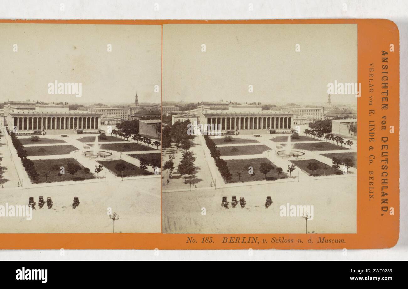 LustGarten and the Altes Museum, seen from the Berliner Stadtschloss ...