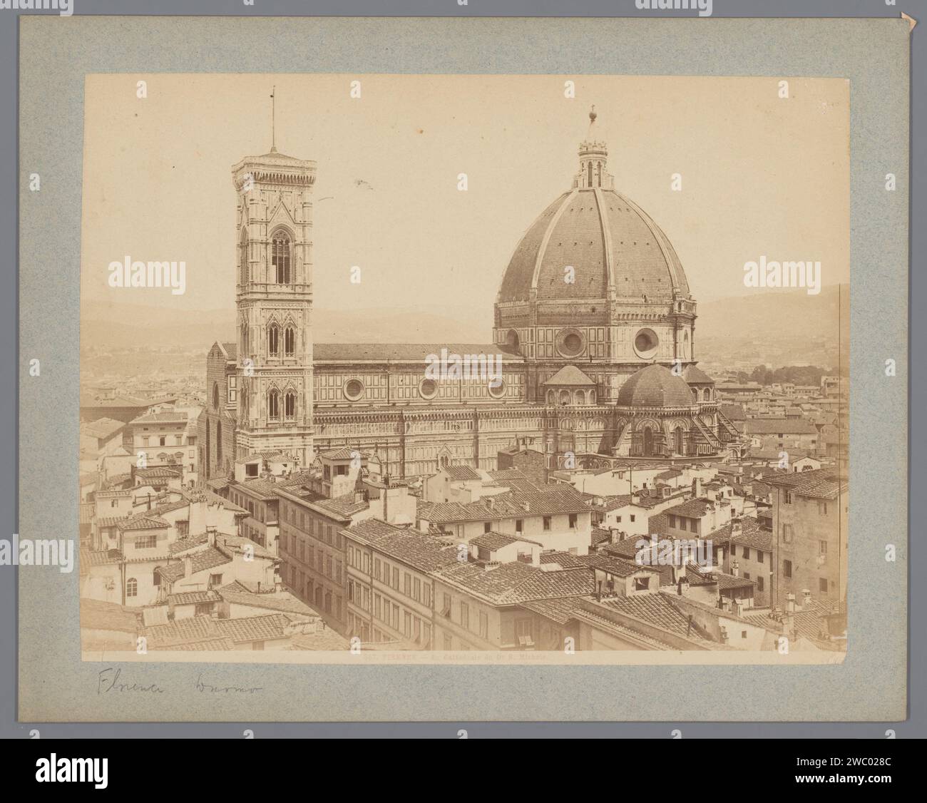 View of the Cathedral of Florence, Italy, Anonymous, 1851 - 1900 ...