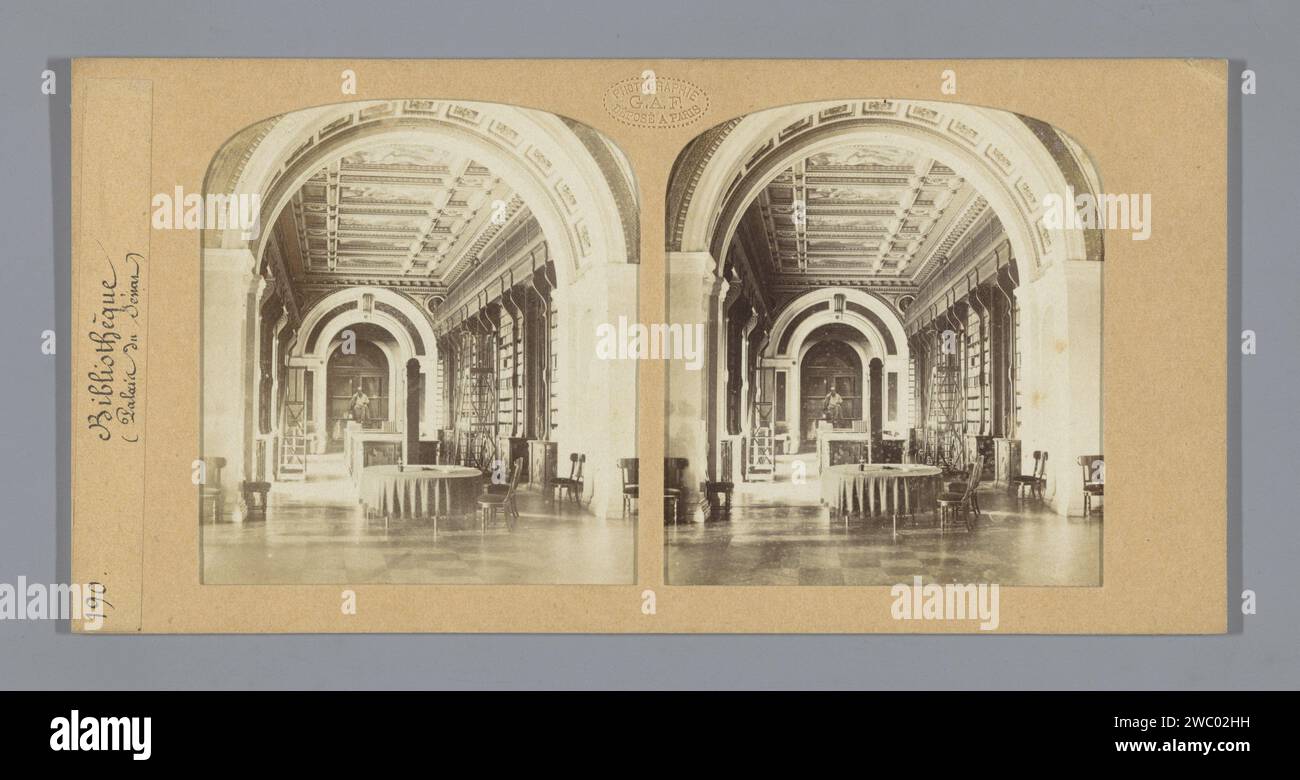 Library of the Senate in the Palais du Luxembourg, Paris, Florent Grau ...