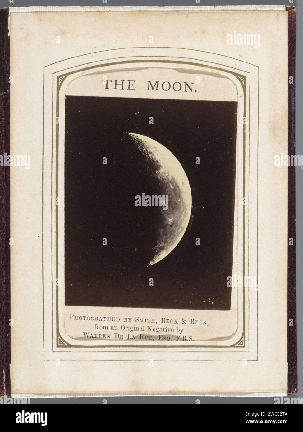 Wall -up moon, Warren de la Rue, c. 1866 - c. 1880 photograph This ...