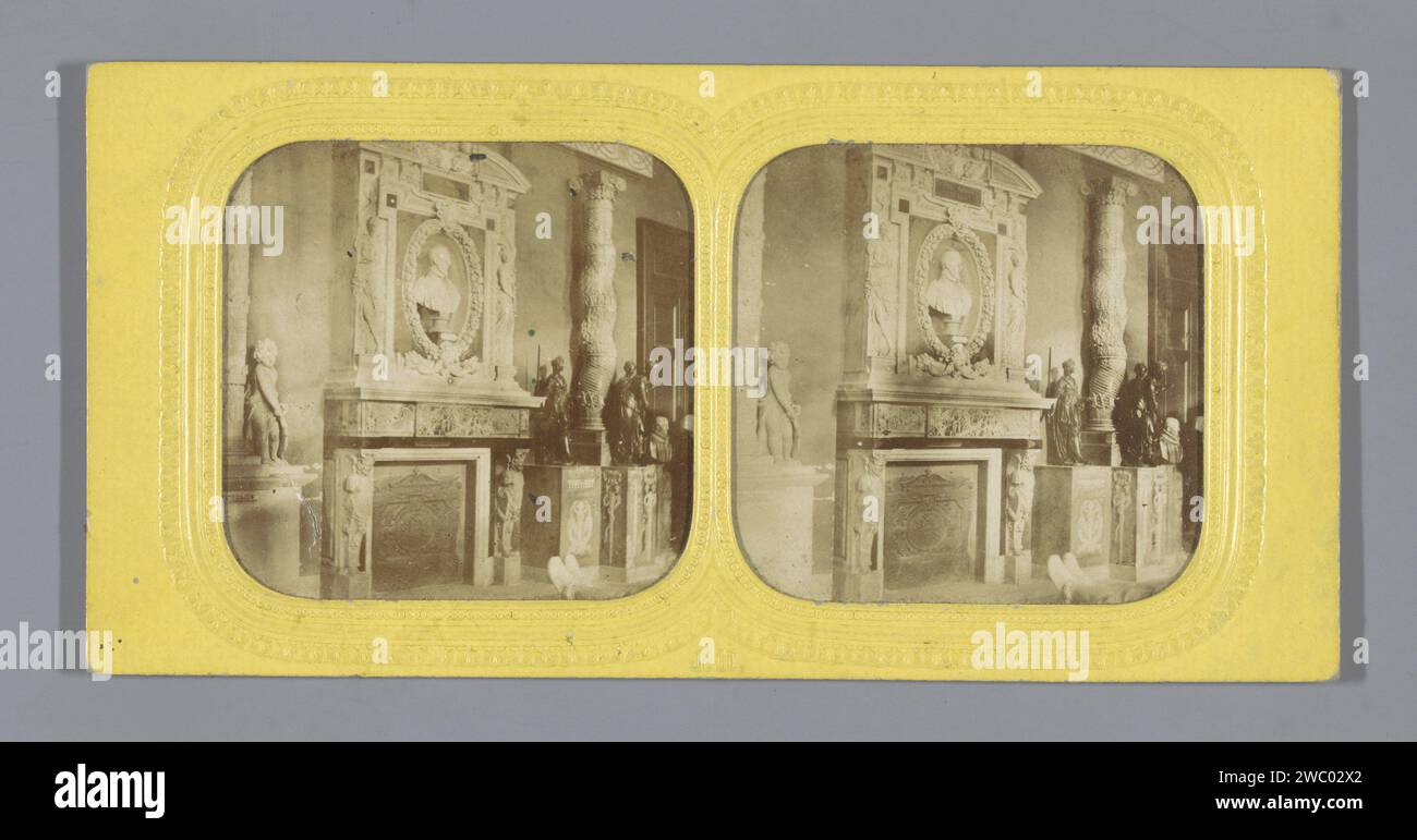 Room in the Louvre, Paris, Jules Marinier, 1864 - 1879 tissue ...