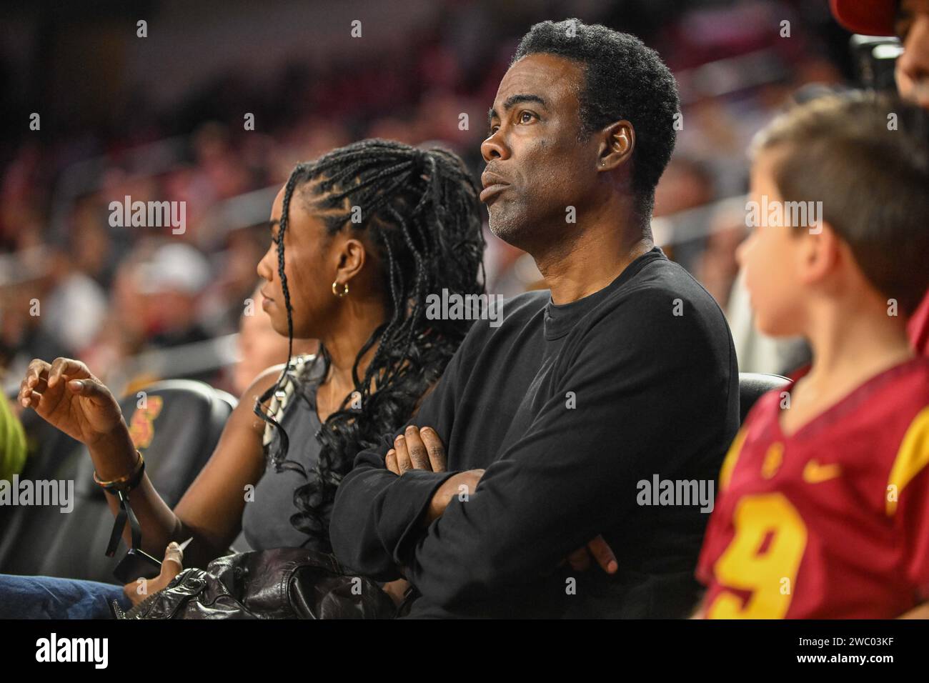 American actor and comedian Eddie Murphy during an NCAA basketball game ...