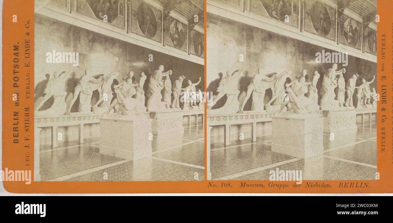 Sculpture group of Niobiden, Neues Museum, Berlin, Johann Friedrich ...