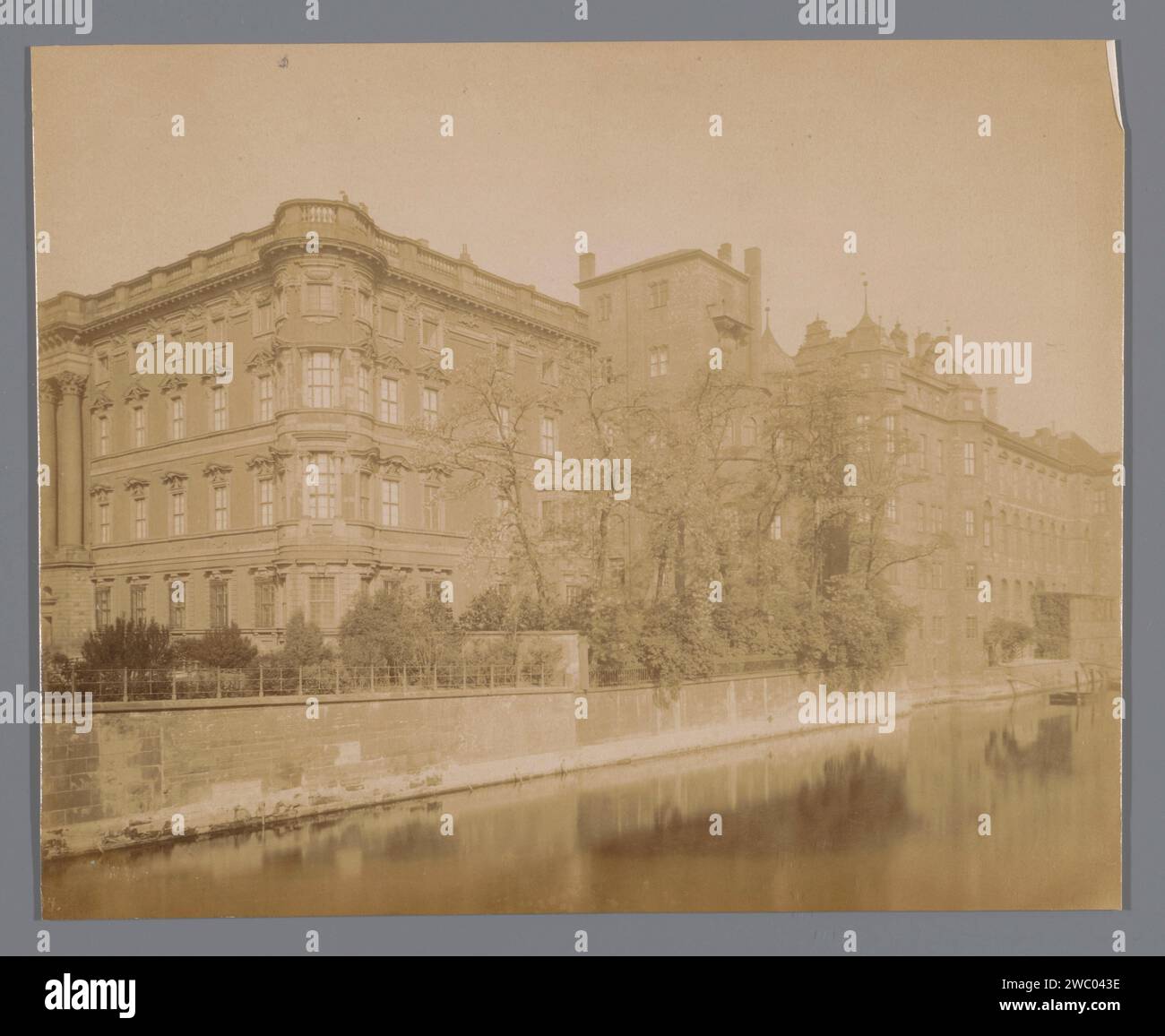 Back of the Berliner Stadtschloss, at the Spree, Friedrich Albert ...