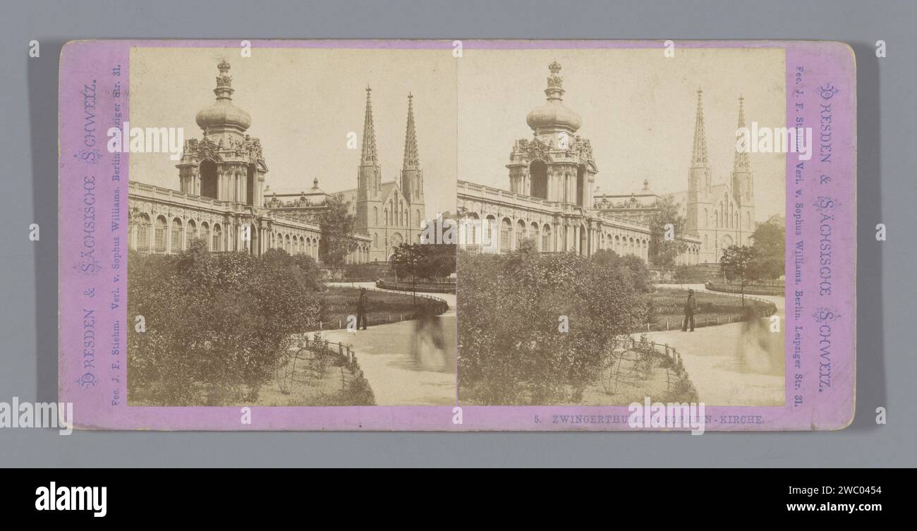 Tower of the Zwinger and the Sophiakerk, Dresden, Johann Friedrich ...