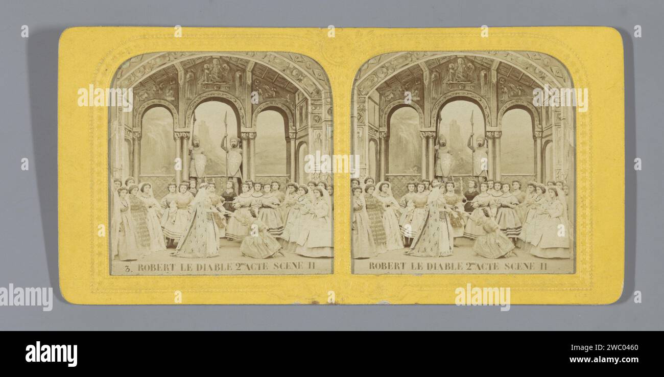 Second company, second scene of Robert Le Diable, Charles Dauvois, 1873 ...