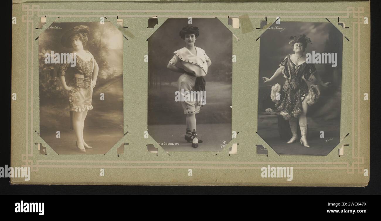 Portretten van Lilly Gérôme, Antonia Cachavera in Annette Savary, Georg ...