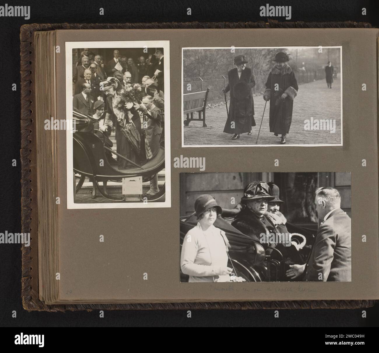 Three photos of Queen Mother Emma, Anonymous, 1930 - 1934 photograph ...