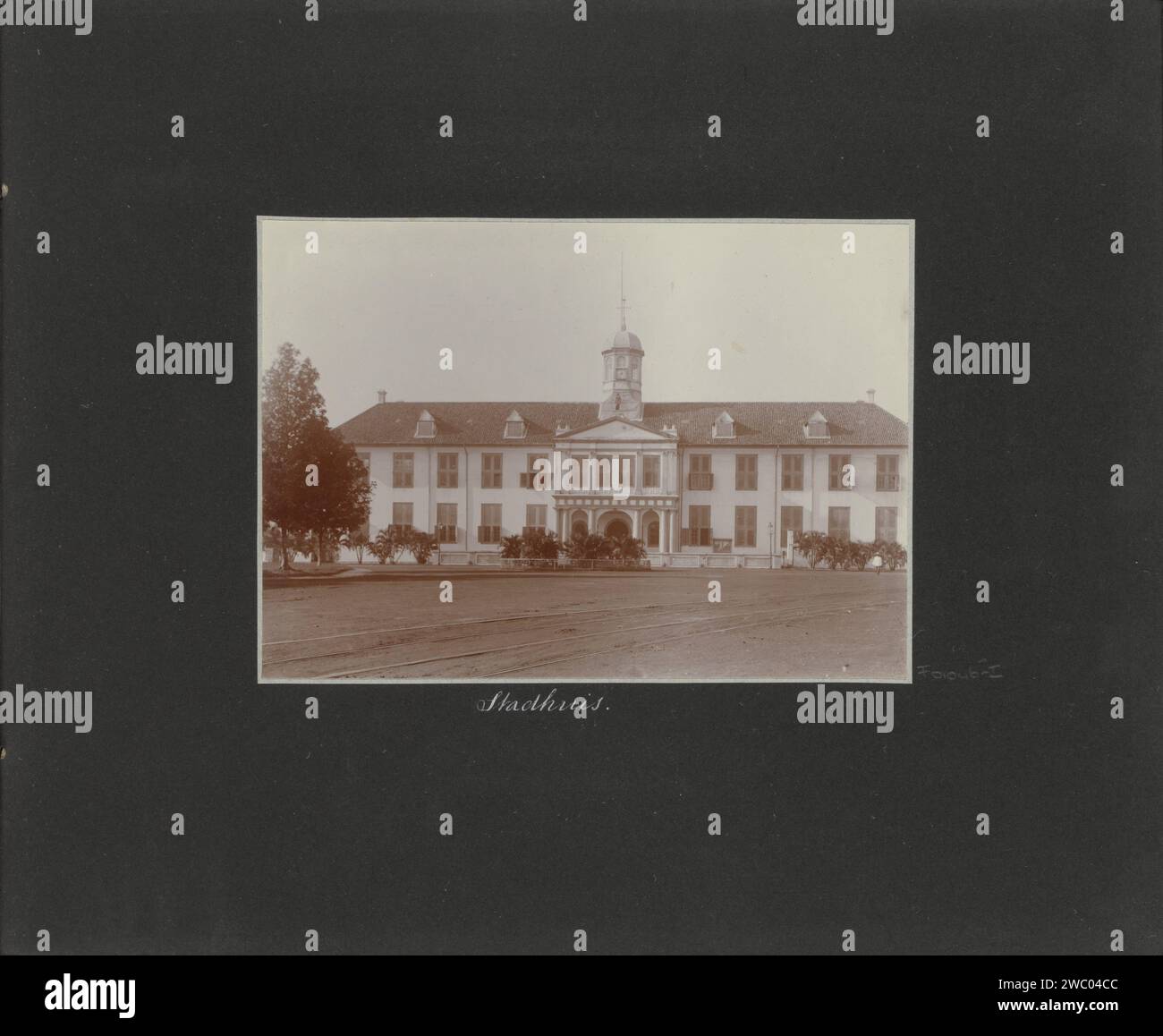 Front of the town hall of Batavia, Anonymous, c. 1920 photograph Part ...