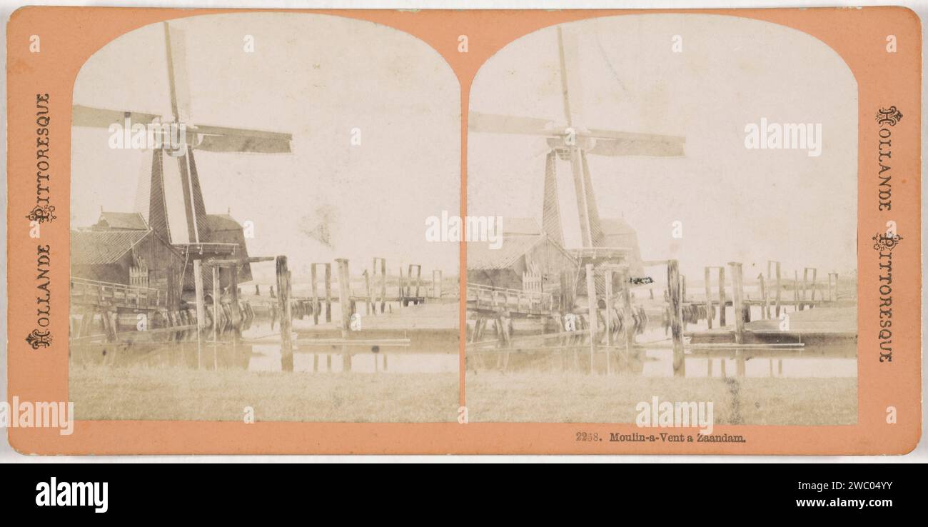 View of the Notenboom mill in Zaandam, Anonymous, 1873 - 1890 ...