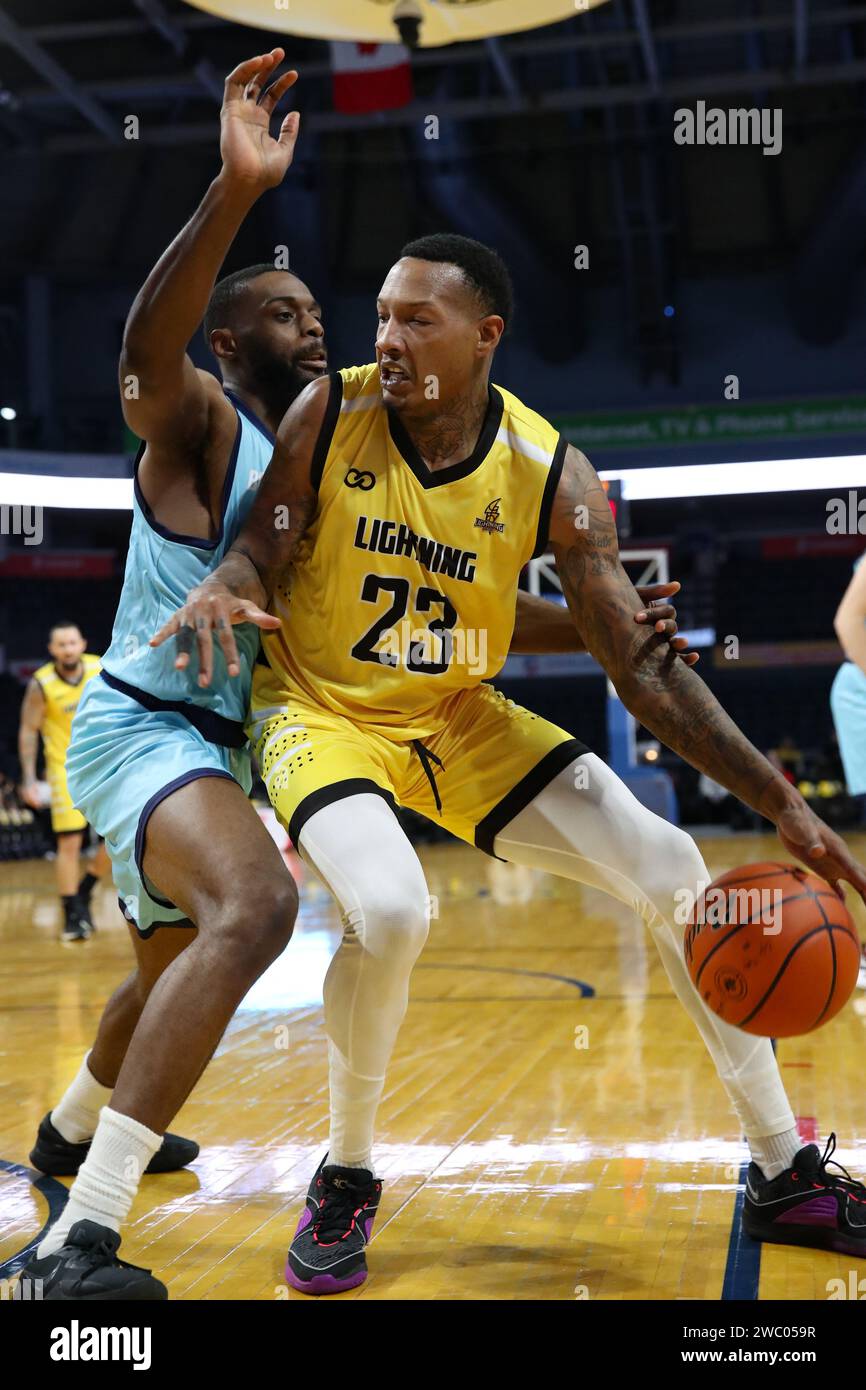 London Ontario Canada, Jan 11 2024. The London Lightning Defeat the ...