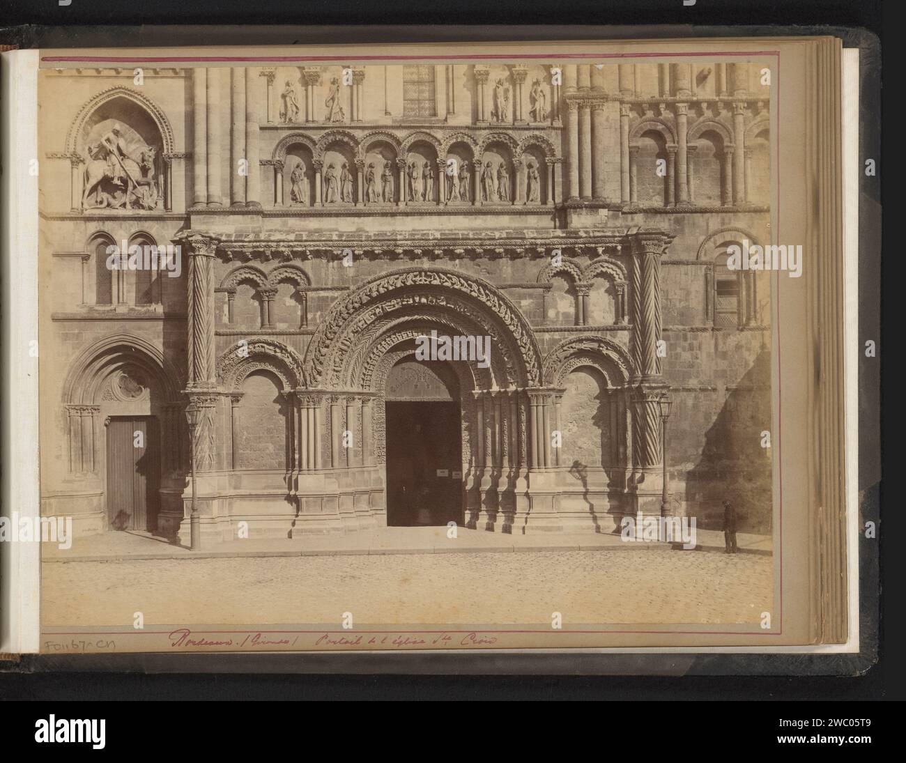 Portal of the Church of the Holy Cross in Bordeaux, Anonymous, 1880 ...