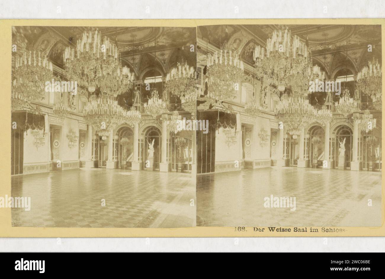 Large hall in the Berliner Stadtschloss, Berlin, Johann Friedrich ...