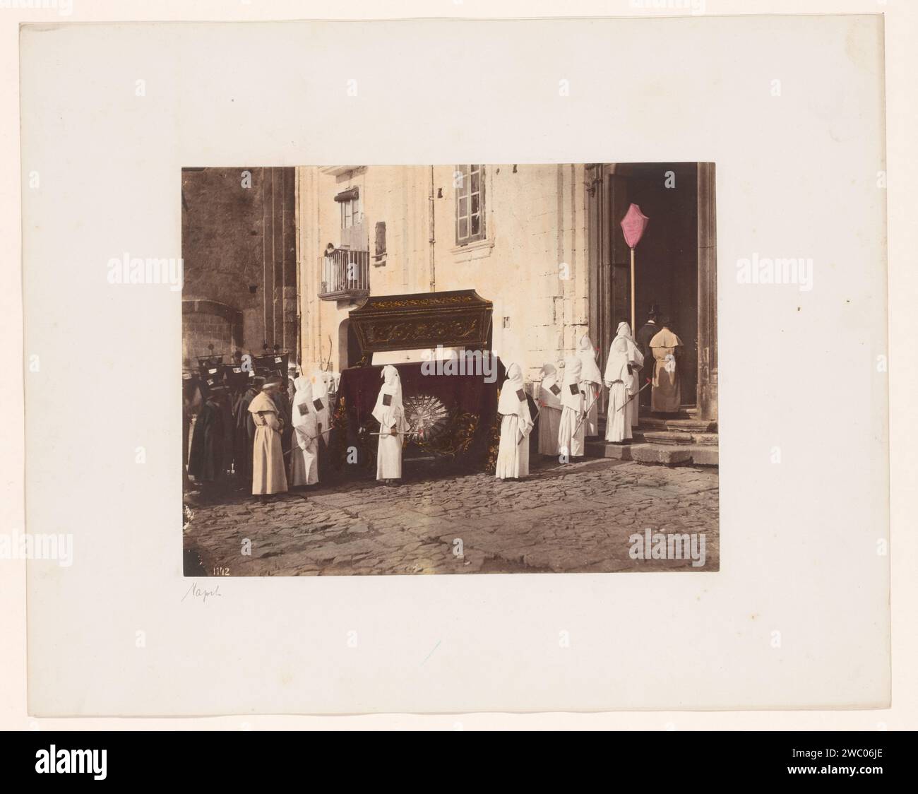 Procession with coffin, Giorgio Sommer, 1868 photograph Naples ...