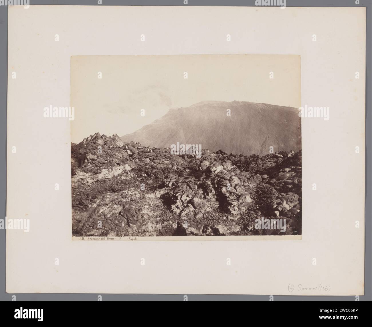 Uitburst of the Vesuvius in 1872, Italy, Giorgio Sommer, 1872 ...