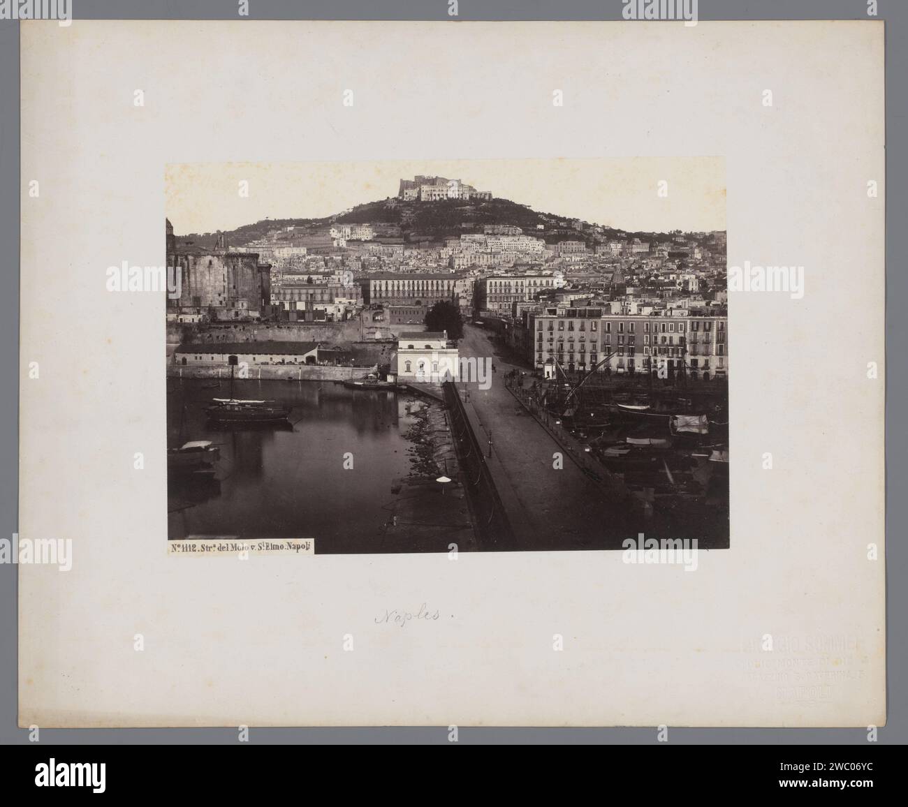 View of Sant'elmo Castle on Mount Vomero in Naples, Italy, Giorgio ...