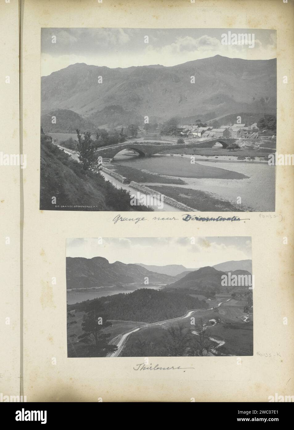 View of Grange in Borrowdale, 1898 photograph Part of Reisalbum with ...