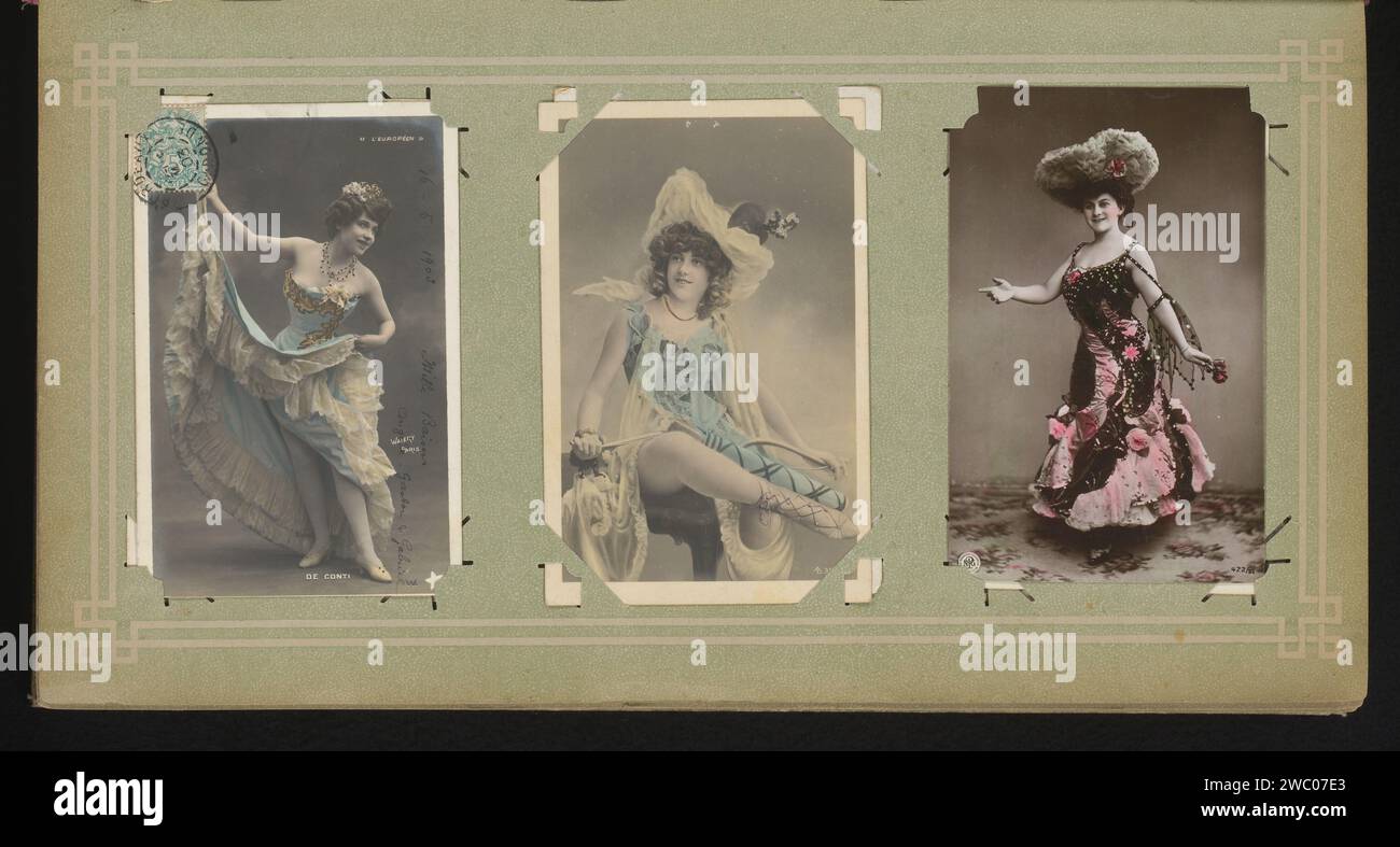 Three portraits of Actresses, Walery, 1900 - 1930 photograph These ...
