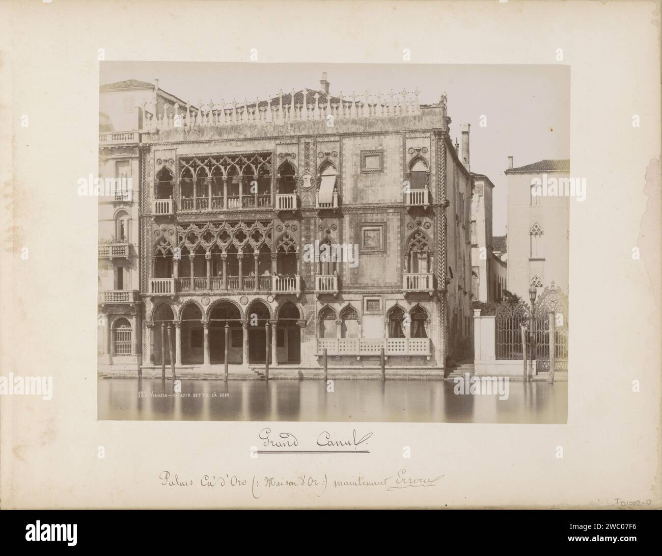 Ca 'd'Oro at the Canal Grande in Venice, Carlo Ponti, 1860 - 1881 ...