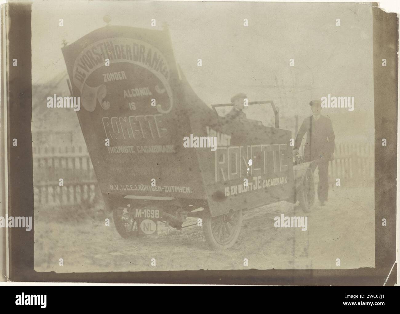 Advertising car for Ronette, cocoa drink of the company C.E.J. X -ray ...