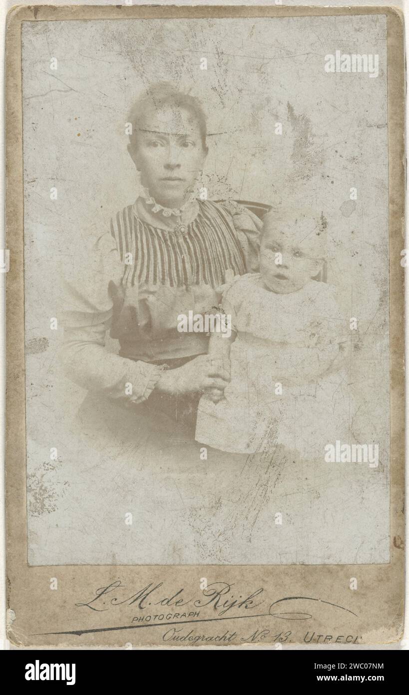 Studio Portrait Woman With Baby On lap, 1880 - 1920 Photograph. visit ...