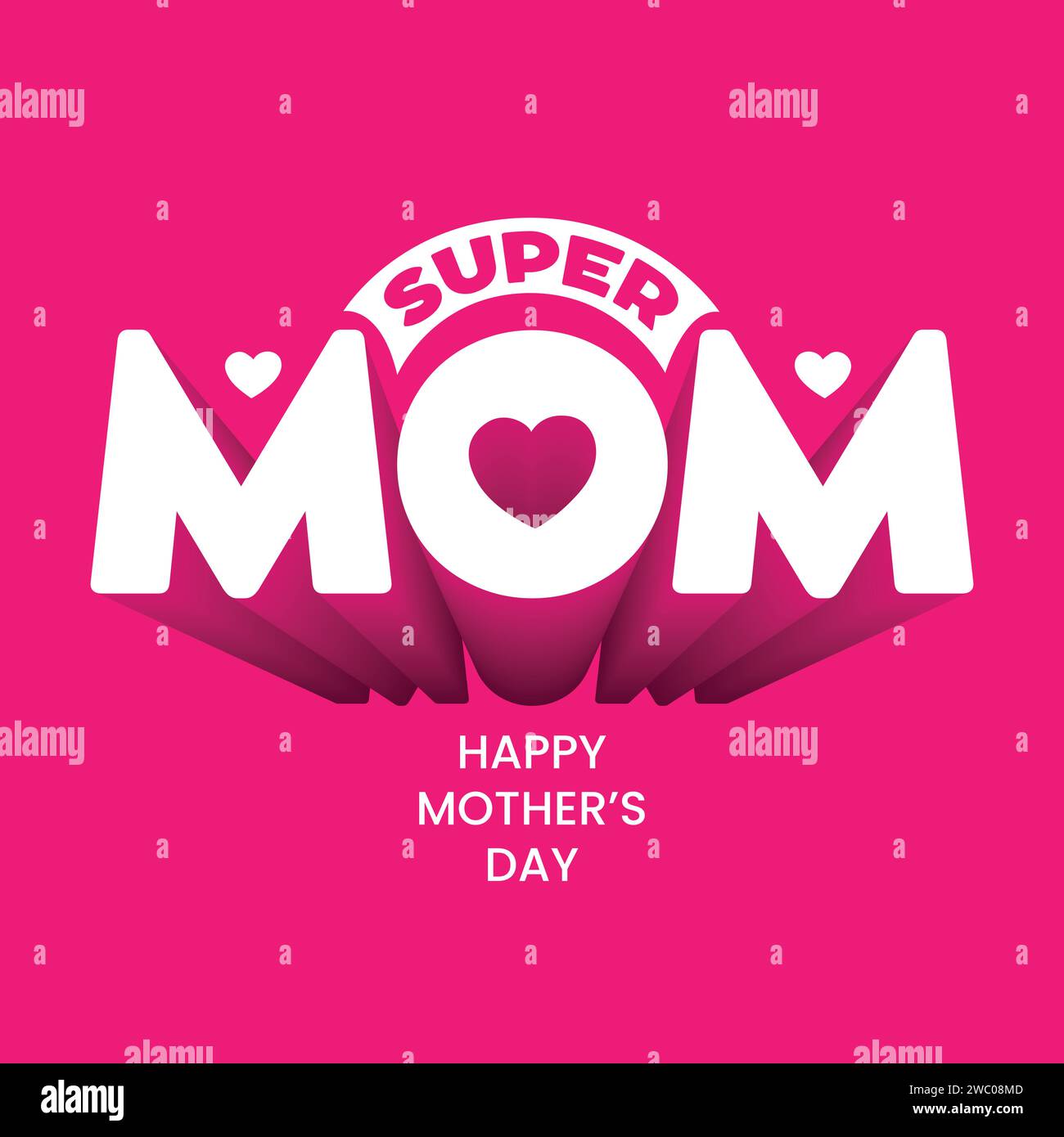 Super Mom t shirt design quote for Happy Mother's Day. Mothers day ...