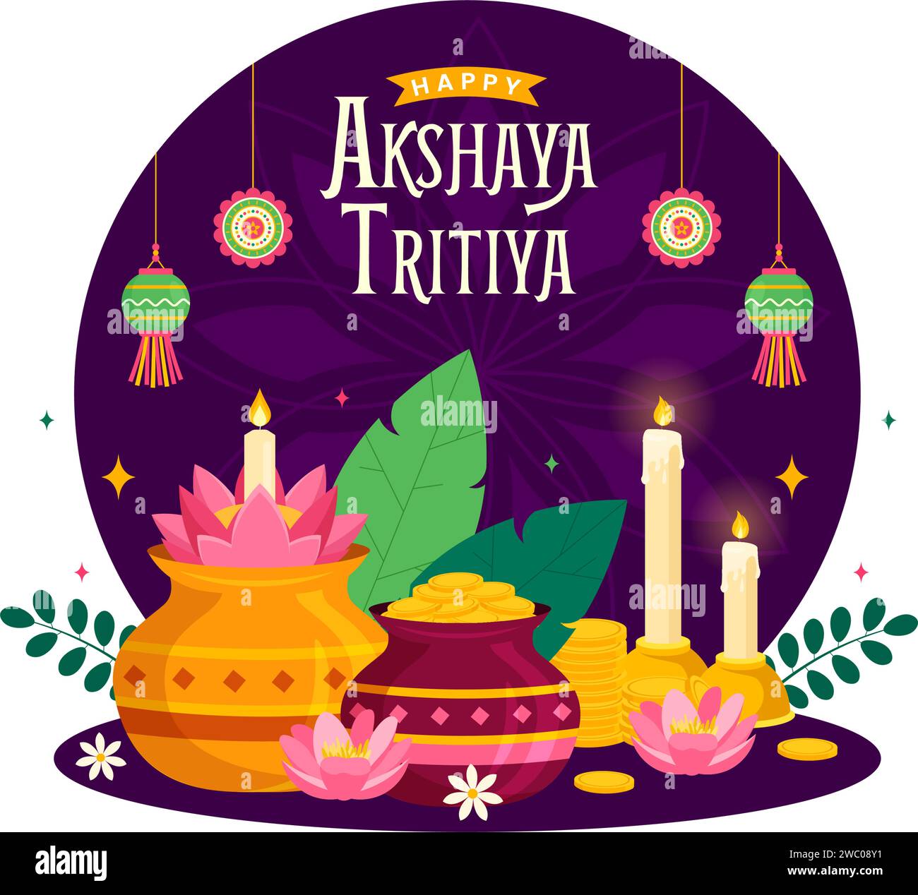 Maa laxmi vector vectors hi-res stock photography and images - Alamy